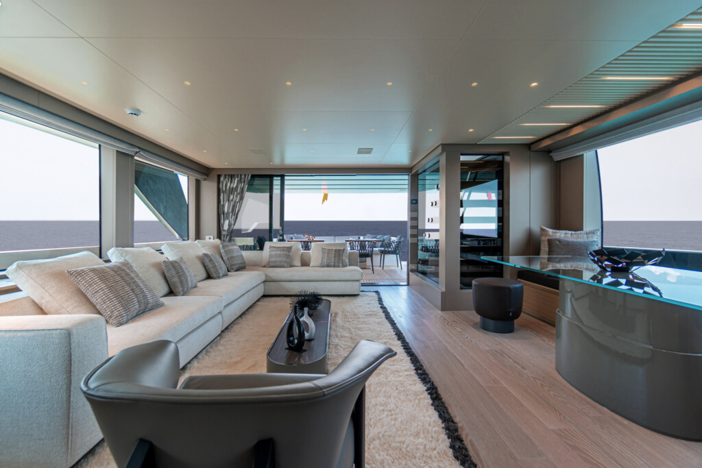 Sanlorenzo SL90A Saloon 2 - Sanlorenzo Yachts UK